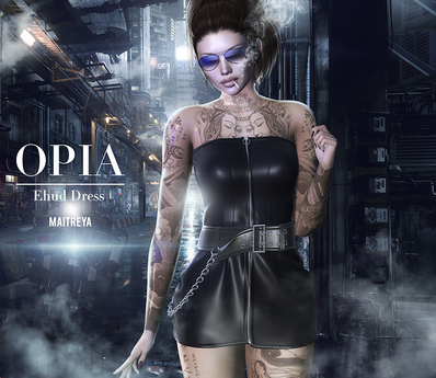 Second Life Marketplace - OPIA Ehud Dress Green